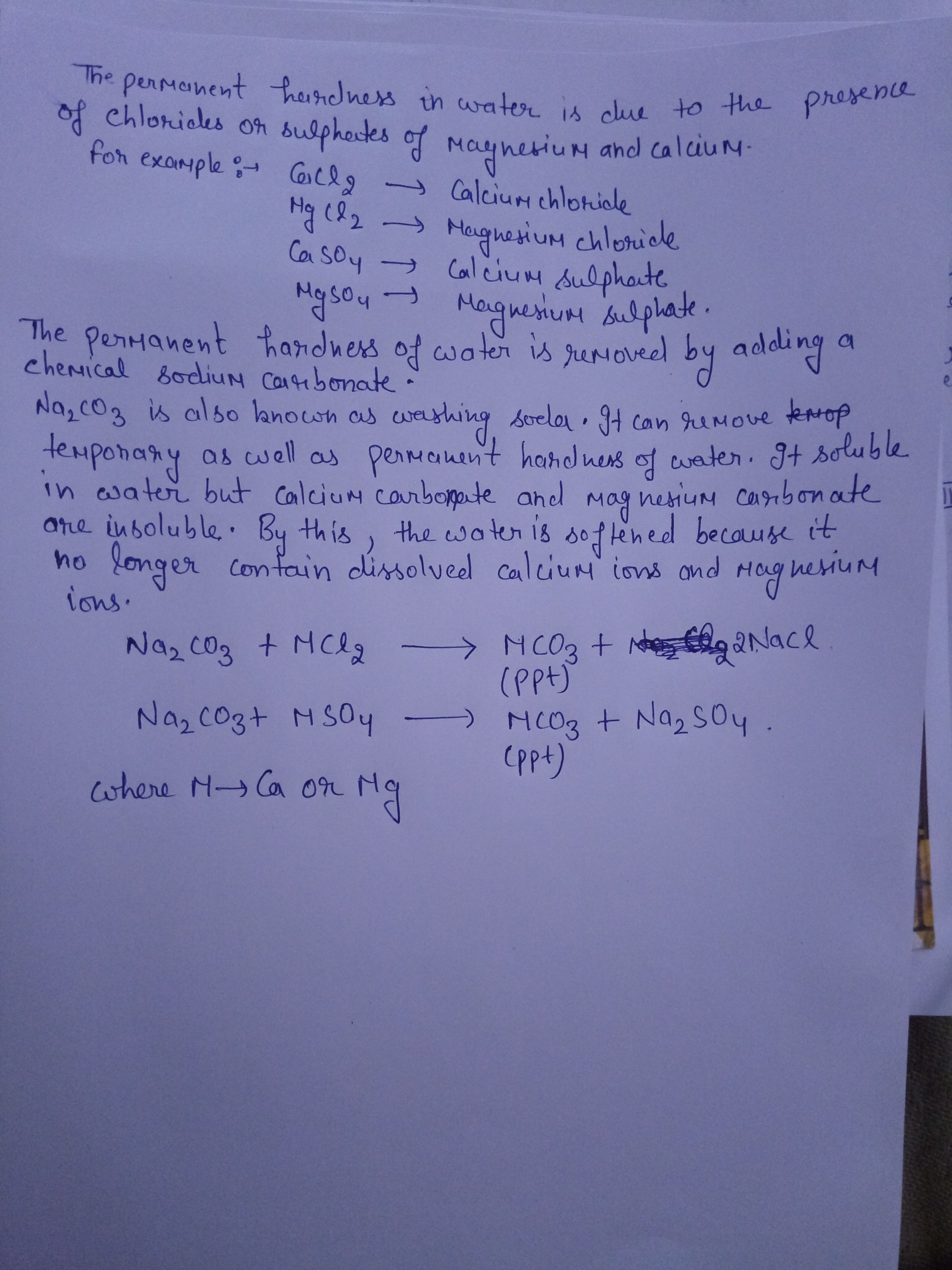 Hardness Of Water Temporary And Permanent