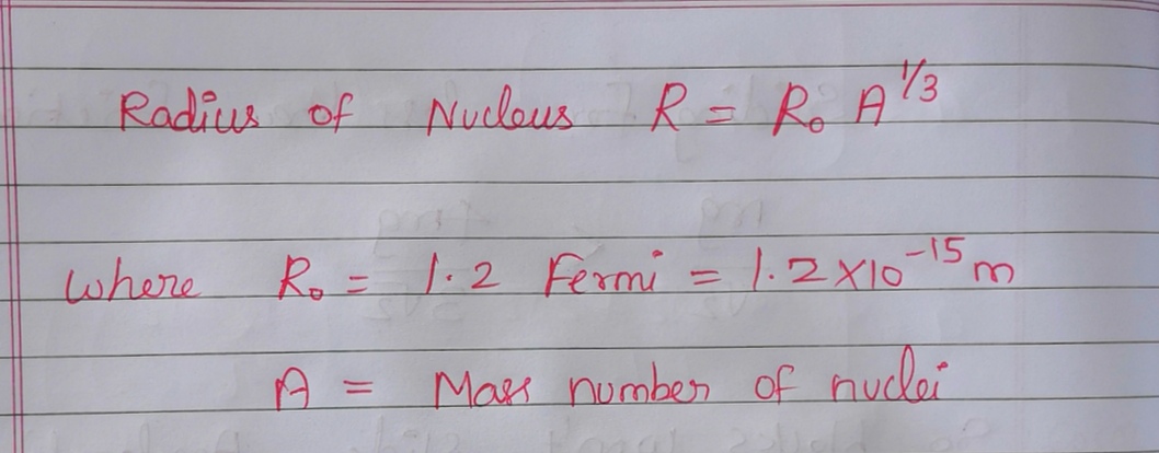 How does radius of nucleus related to mass number? - Find 5 Answers ...