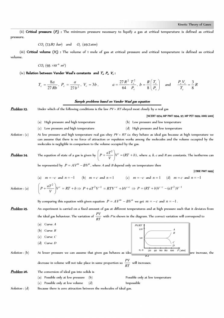 Kinetic Theory Of Gases - Notes - LearnPick India