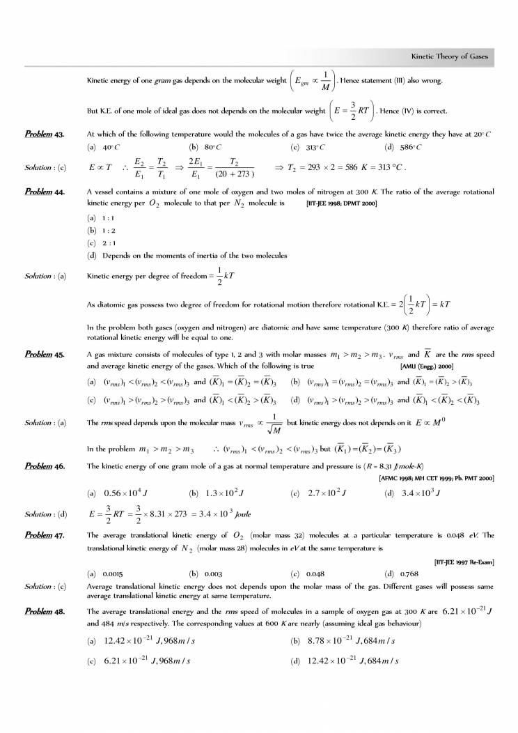 Kinetic Theory Of Gases - Notes - LearnPick India