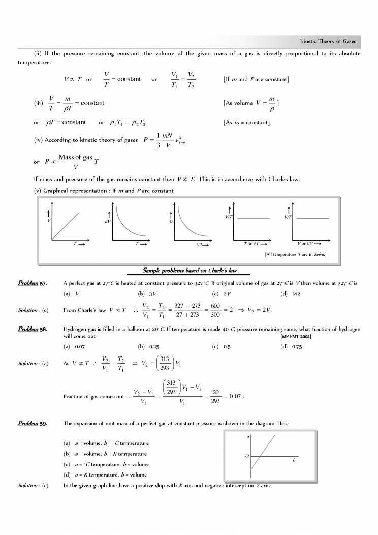 Kinetic Theory Of Gases - Notes - LearnPick India