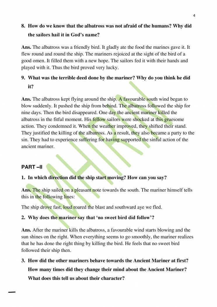 CLASS 10TH CBSE ENGLISH NOTES - Notes - LearnPick India