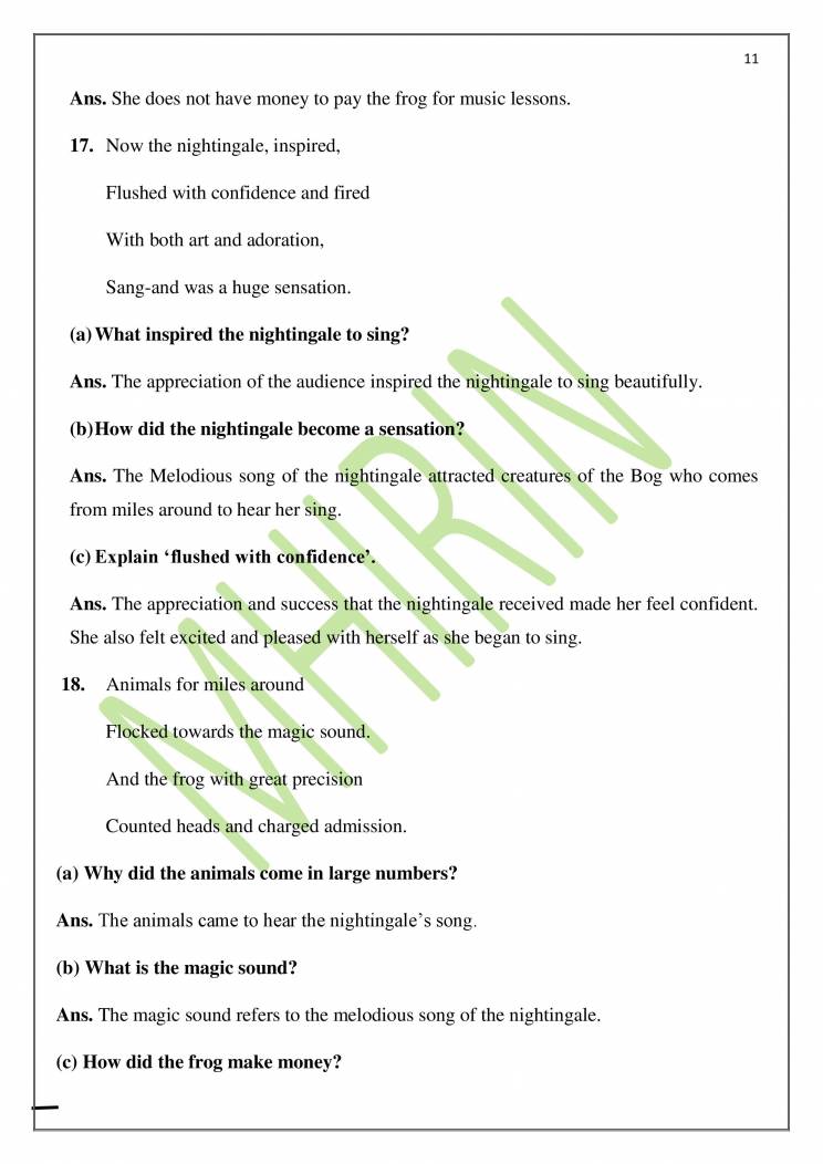 CLASS 1OTH CBSE ENGLISH NOTES - Notes - LearnPick India