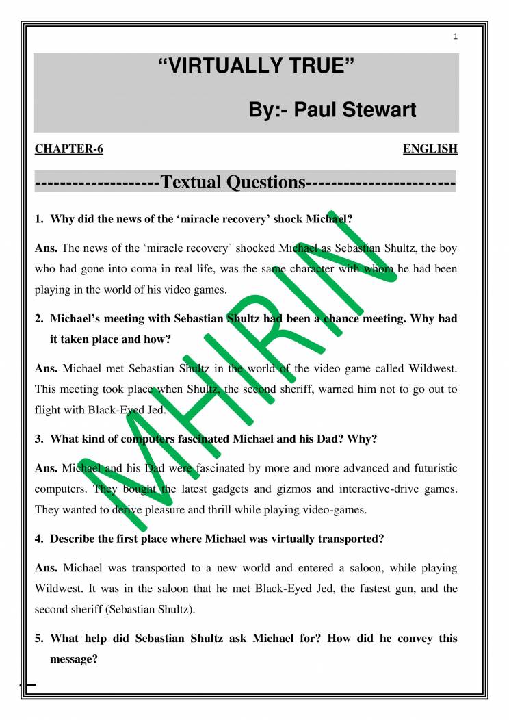 Paul Stewart Virtually True