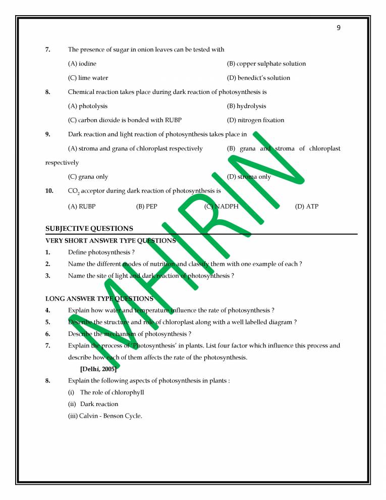 Class 10 CBSE Science Notes - Notes - LearnPick India