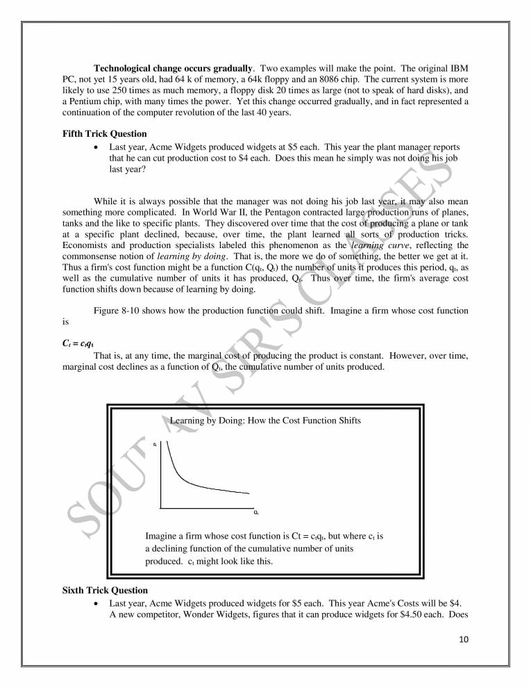 Cost Notes Lecture All Cost Curves Numerical Examples Theory - Notes ...