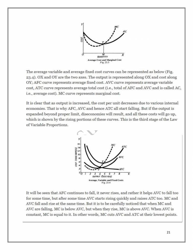 Cost Notes Lecture All Cost Curves Numerical Examples Theory - Notes ...