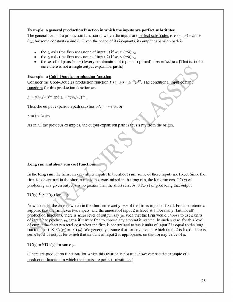 Cost Notes Lecture All Cost Curves Numerical Examples Theory - Notes ...