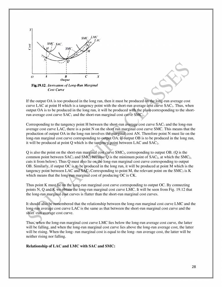 Cost Notes Lecture All Cost Curves Numerical Examples Theory - Notes ...