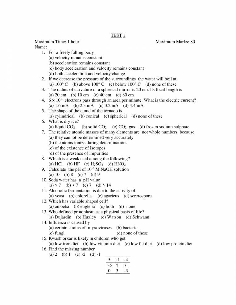 Foundation Course Test 1 - Notes - LearnPick India