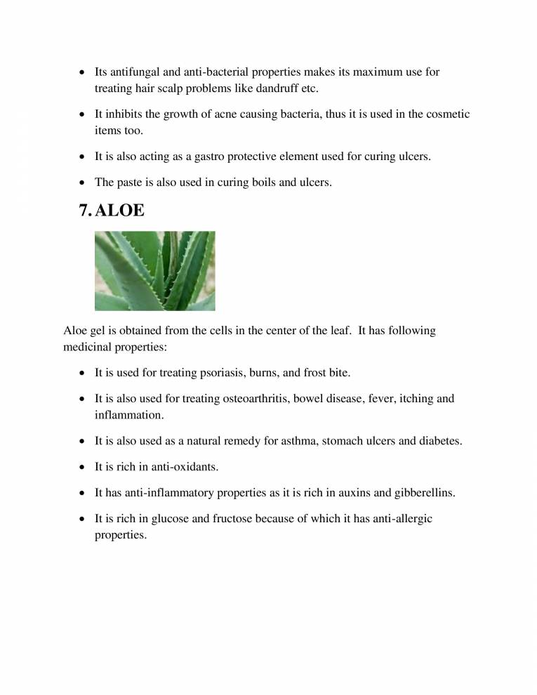 Medicinal Plants - Notes - LearnPick India