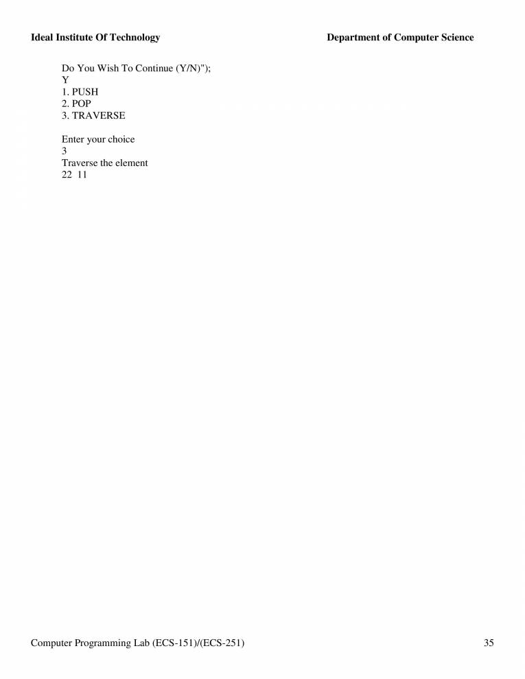Familiarization With Computer And The Environment And Execution Of ...