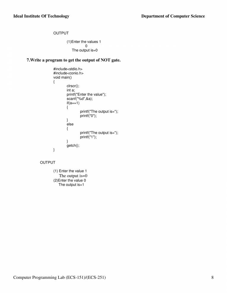 Familiarization With Computer And The Environment And Execution Of ...