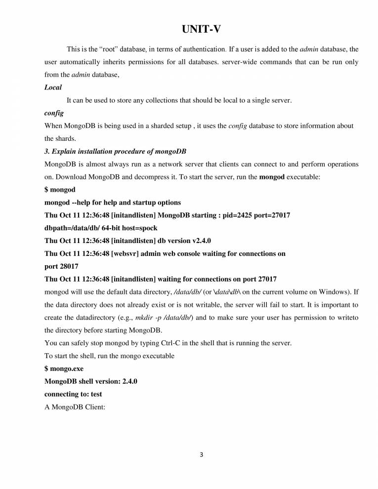 MongoDB - Notes - LearnPick India