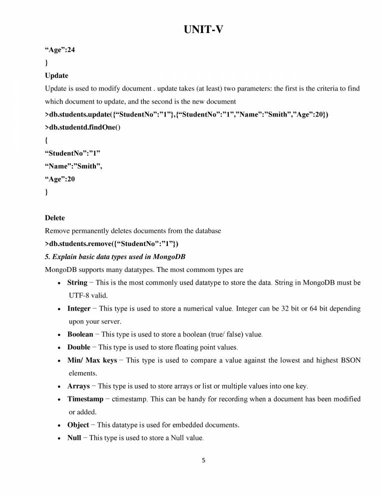 MongoDB - Notes - LearnPick India