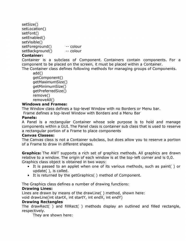 Java Notes - Notes - LearnPick India