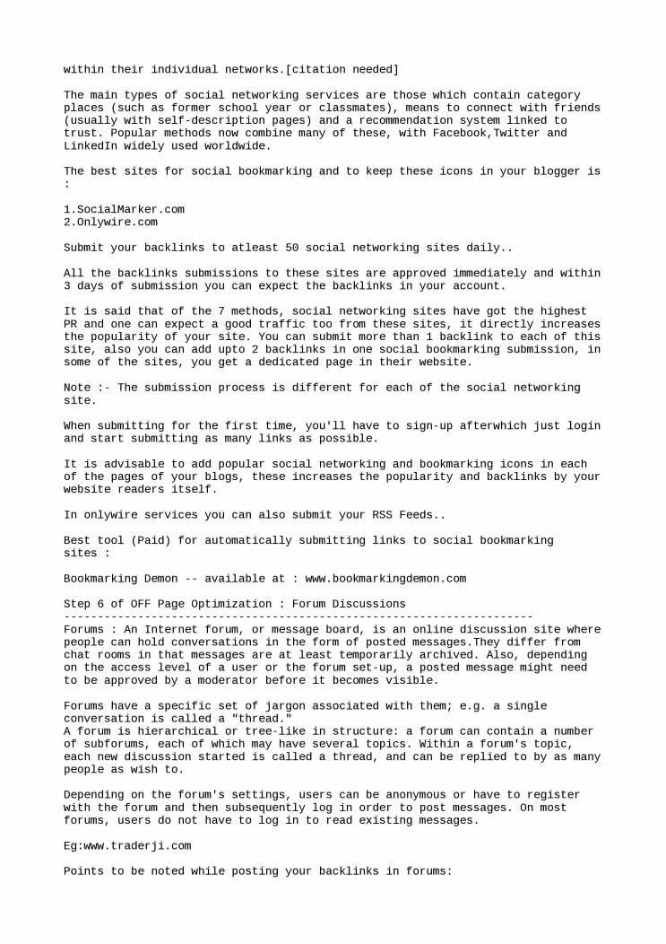 SEO Notes - Notes - LearnPick India