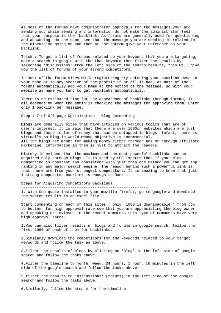 SEO Notes - Notes - LearnPick India