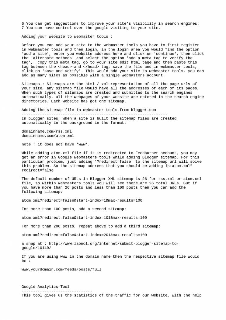 SEO Notes - Notes - LearnPick India