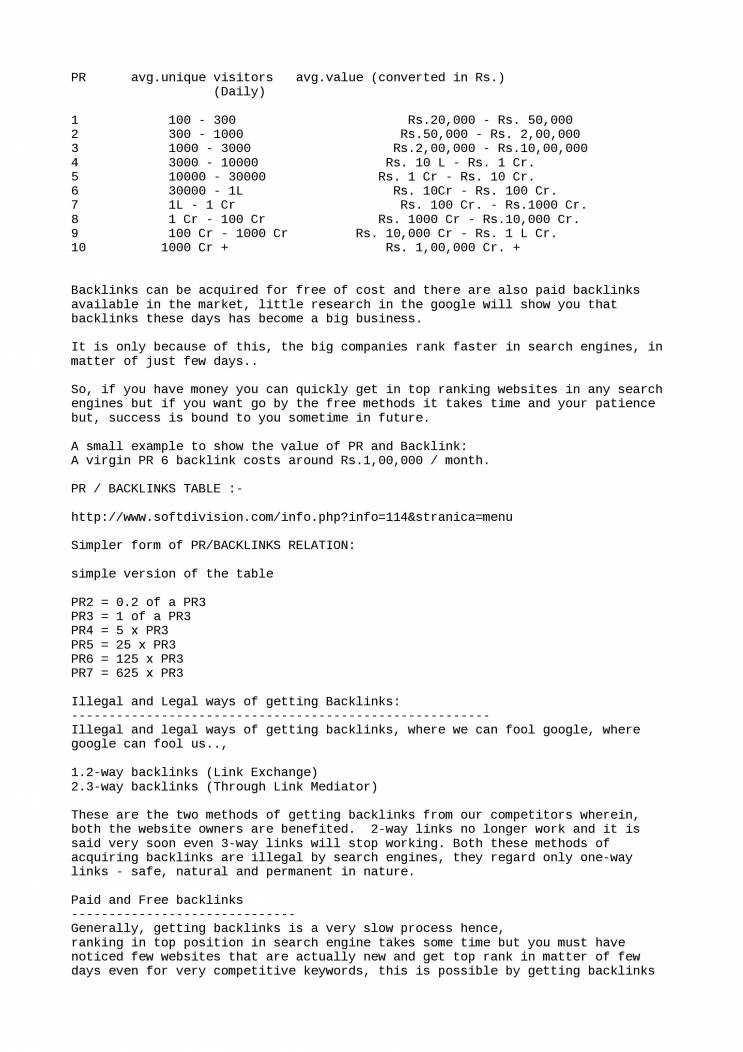 SEO Notes - Notes - LearnPick India