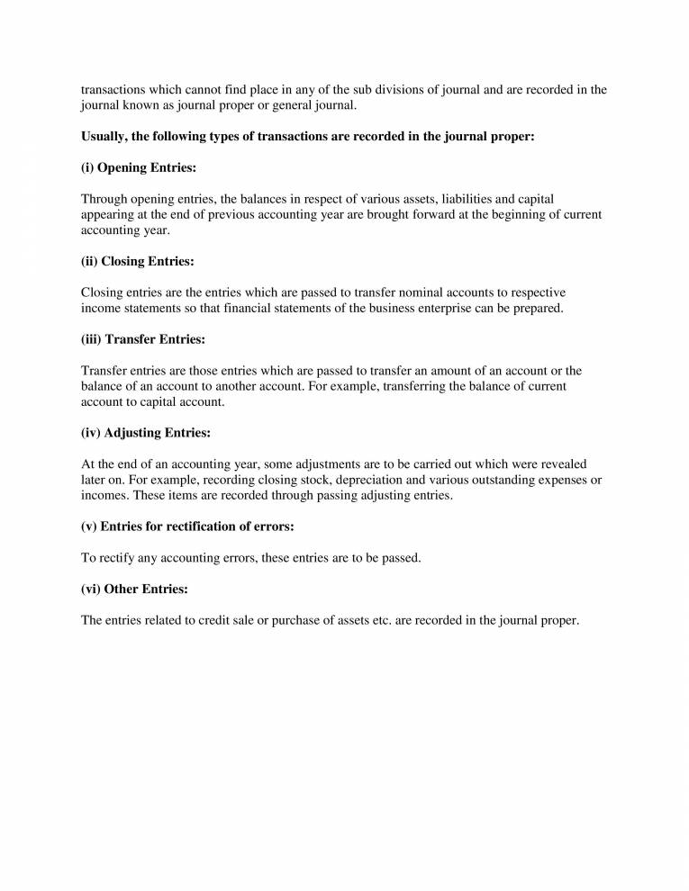 Subsidary Books Of Accounts - Notes - LearnPick India