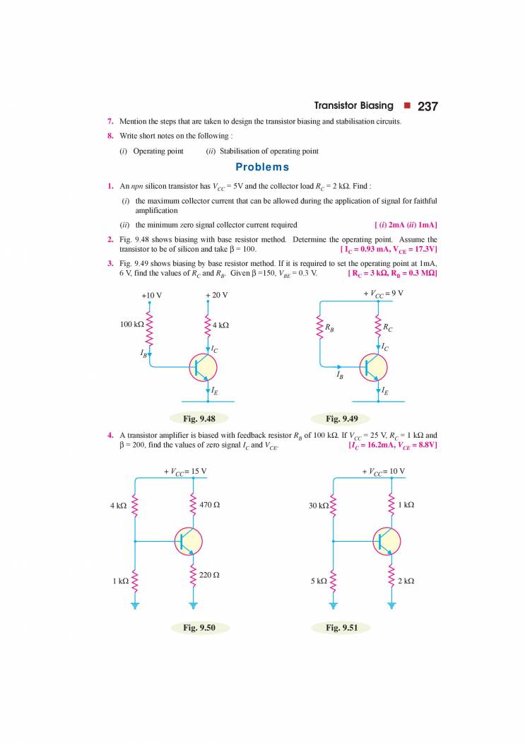 BJT Biasing - Notes - LearnPick India