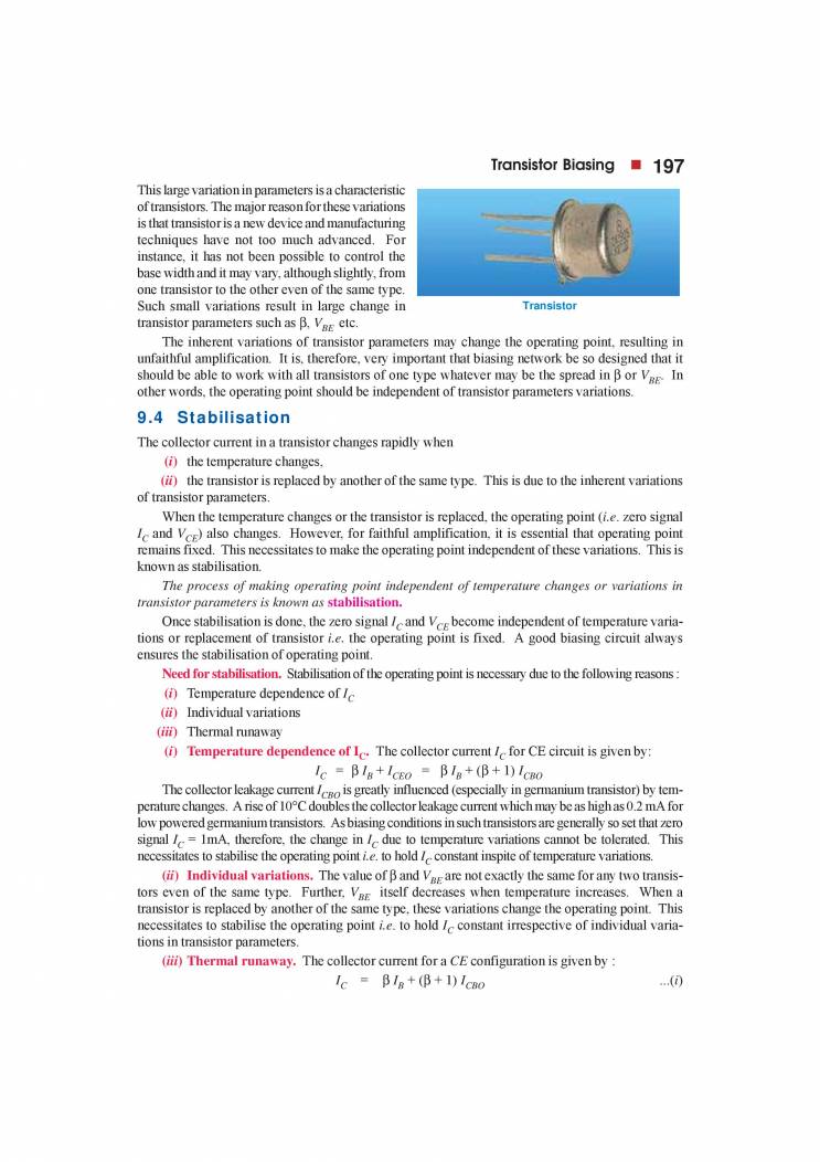 BJT Biasing - Notes - LearnPick India