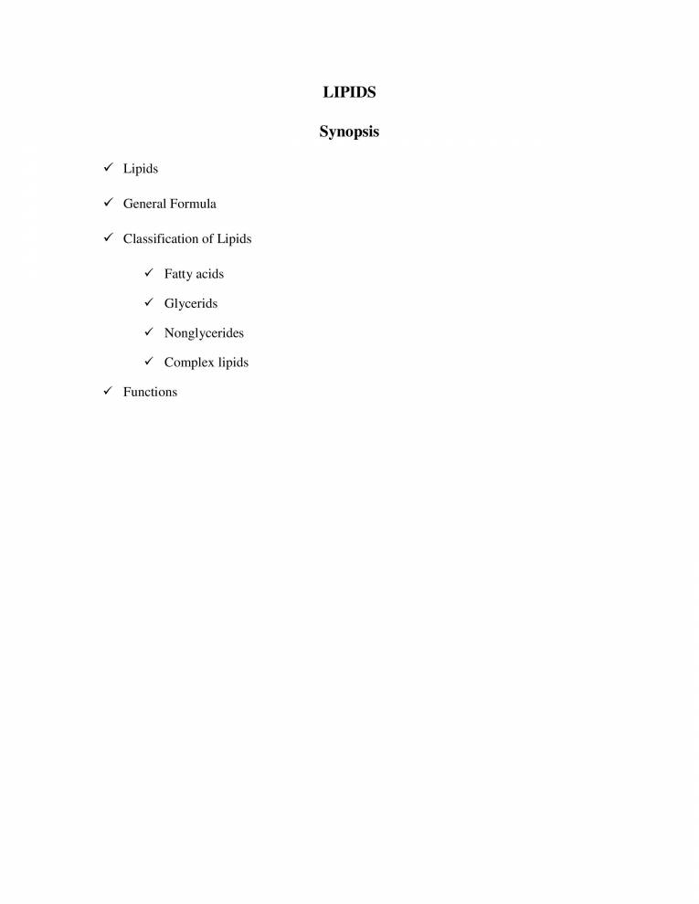 Lipids - Notes - LearnPick India