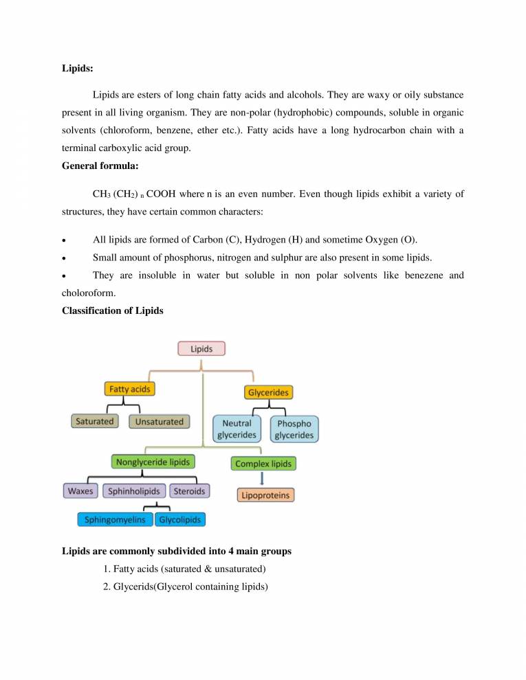 Lipids Notes Learnpick India