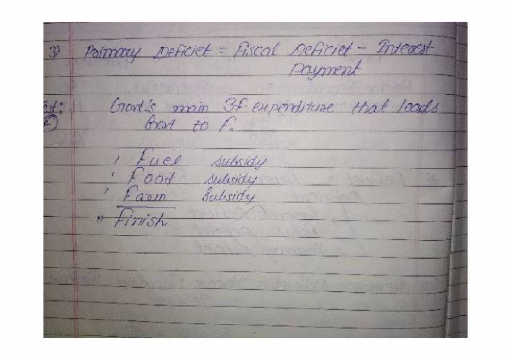 Budget-A Brief Explanation - Notes - LearnPick India