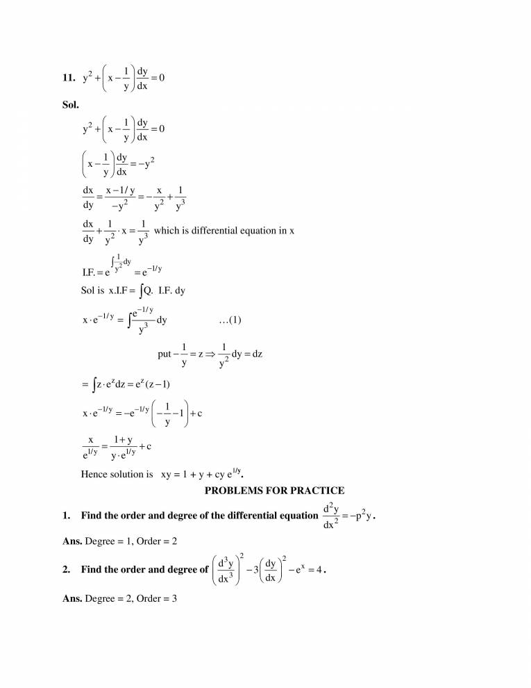 Engineering Mathematics - Notes - LearnPick India