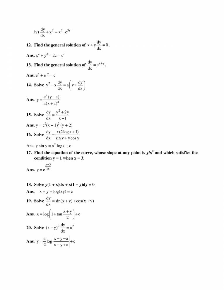 Engineering Mathematics - Notes - LearnPick India
