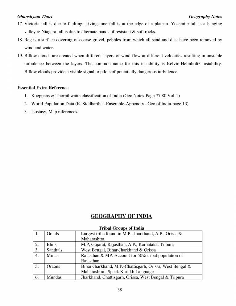 Geography - Notes - LearnPick India