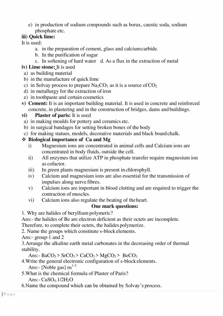 Chemistry Notes - Notes - LearnPick India