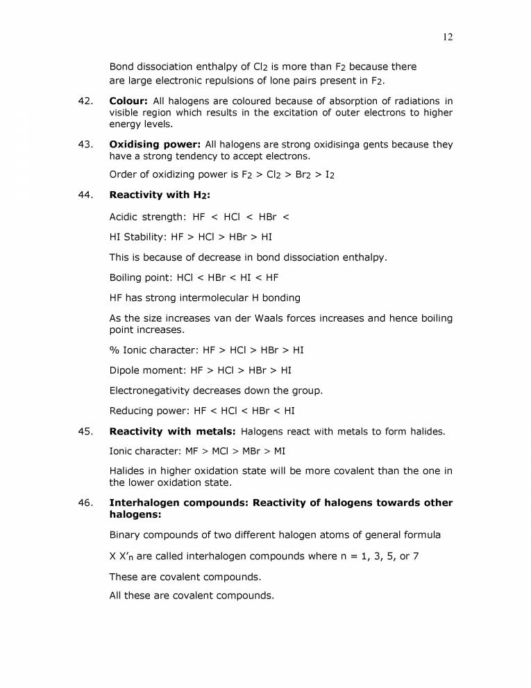 The P-Block Elements - Notes - LearnPick India