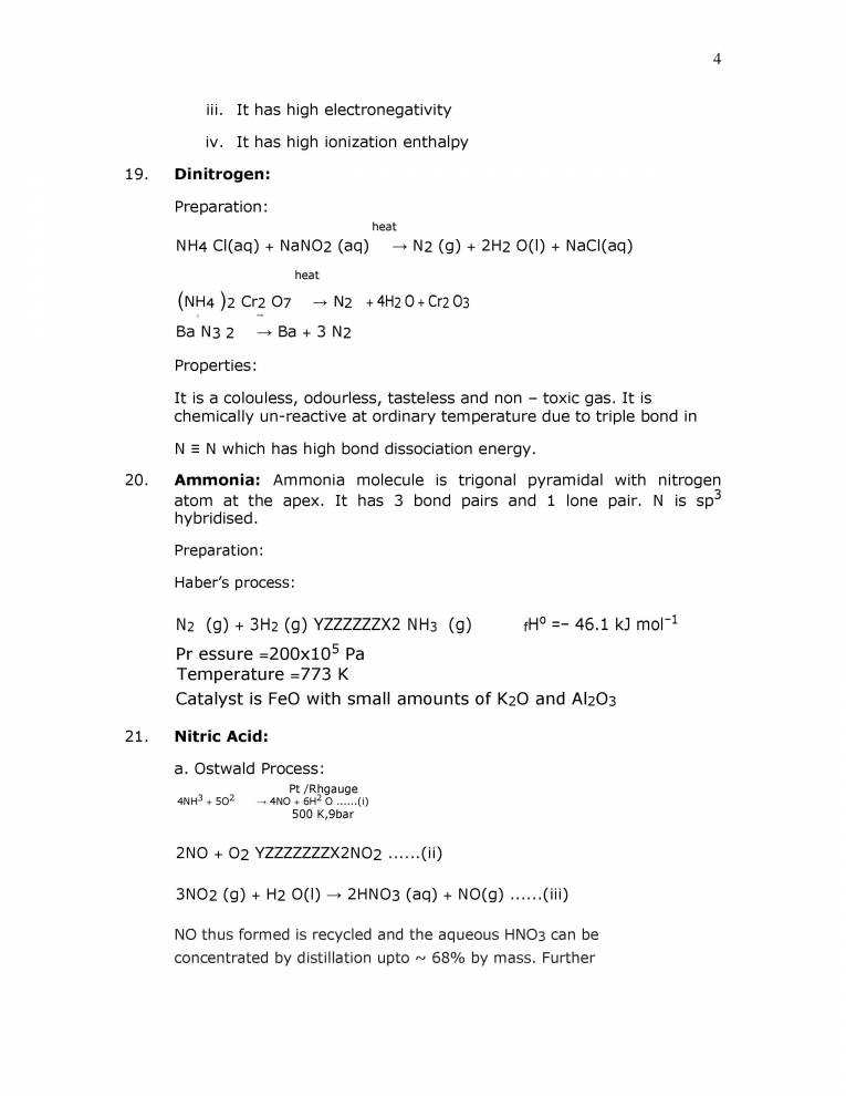The P-Block Elements - Notes - LearnPick India