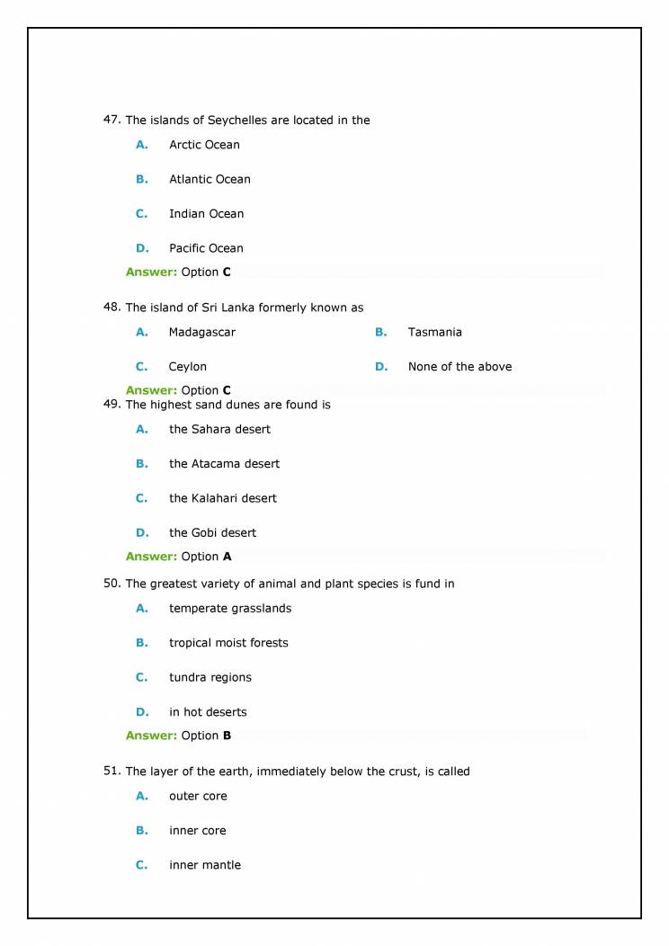 Indian Geography - Notes - LearnPick India