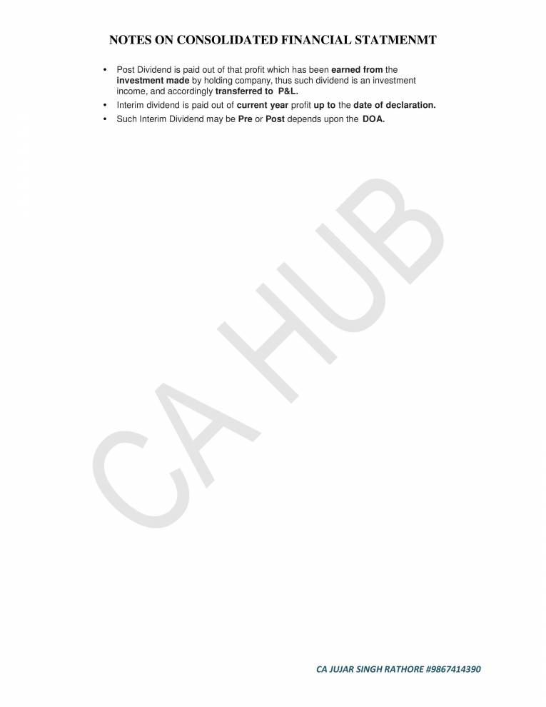 Consolidated Financial Statement - Notes - LearnPick India
