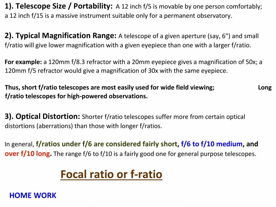Telescope Astronomy Physics - Notes - LearnPick India