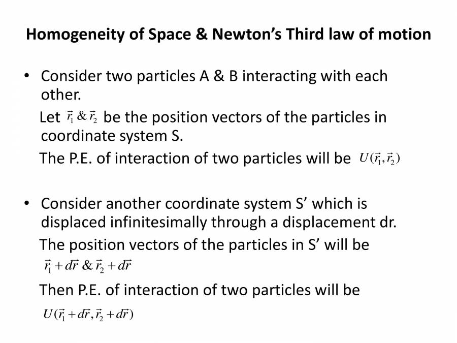Space-Time Symmetry - Notes - LearnPick India