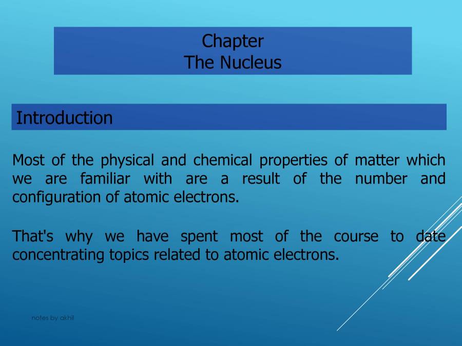 Nuclear Physics - Notes - LearnPick India