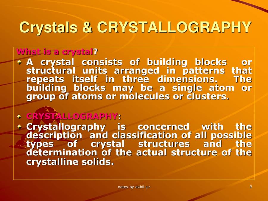 Crystalline & Amorphous Solids - Notes - LearnPick India