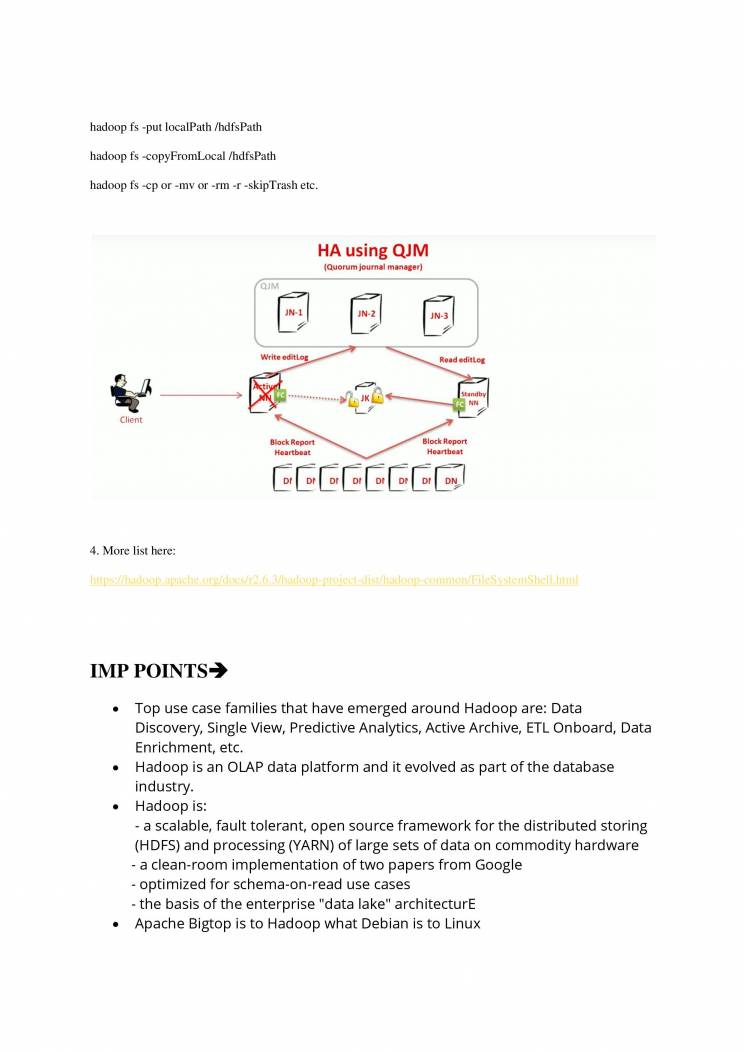 Hadoop & Big Data - Notes - LearnPick India