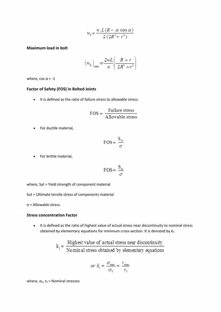 Short Note On Machine Design - Notes - LearnPick India