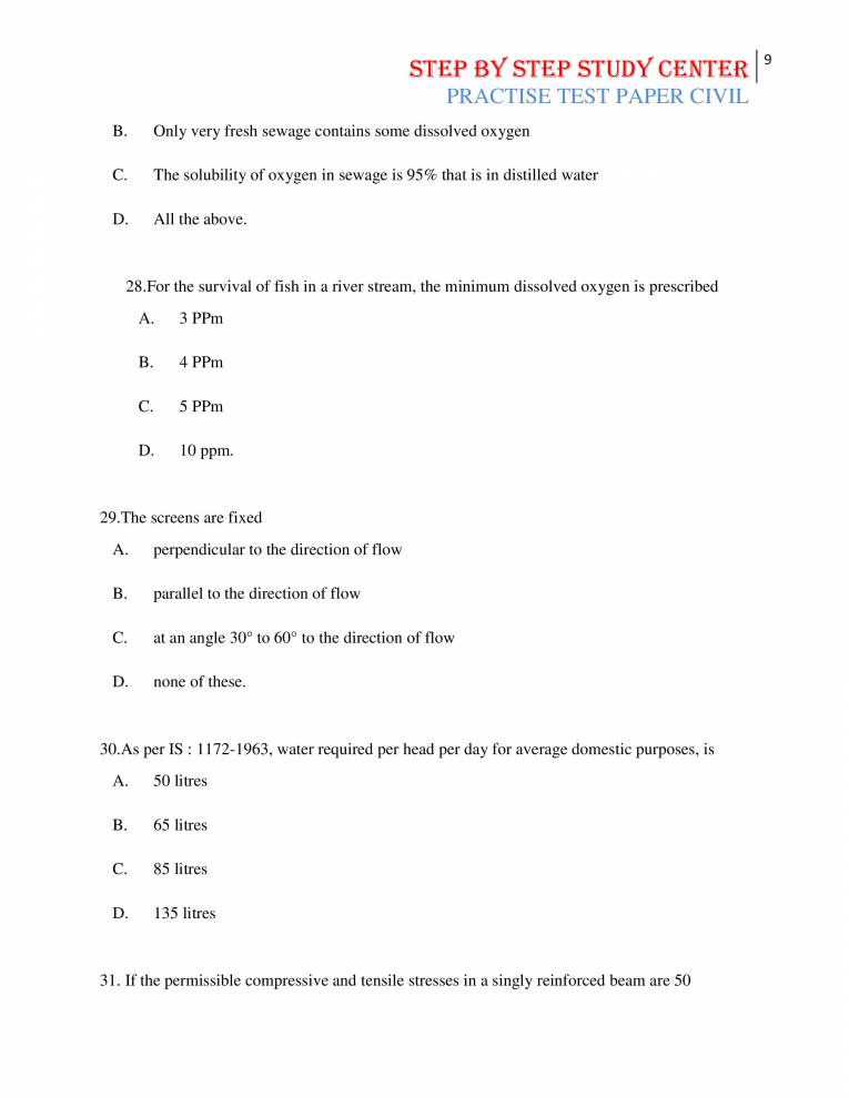 CIVIL PRACTISE PAPER - Notes - LearnPick India