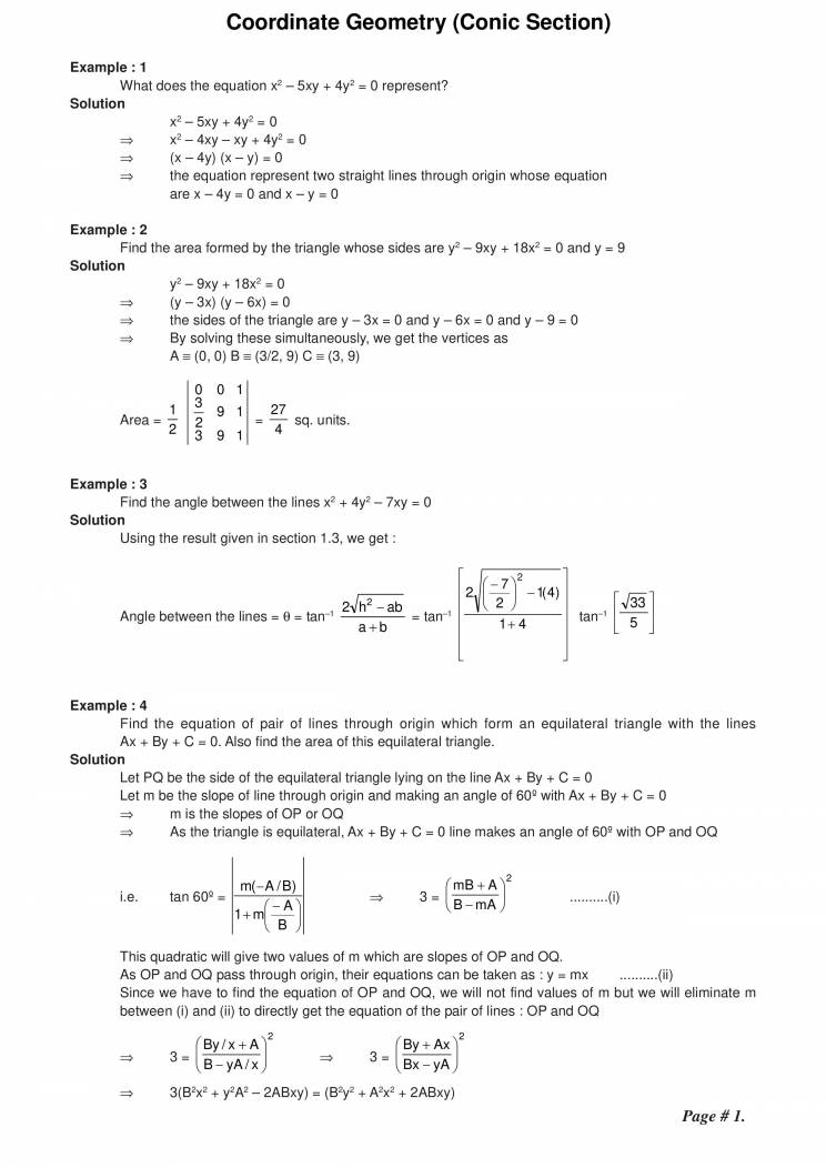 Mathematics - Notes - LearnPick India