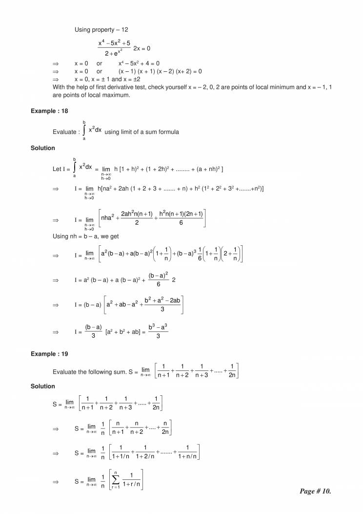 Mathematics - Notes - LearnPick India