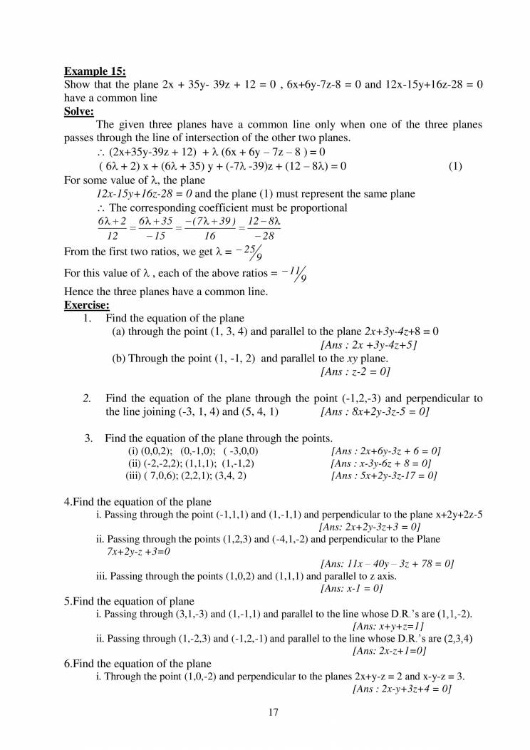 Analytical Geometry - Notes - LearnPick India