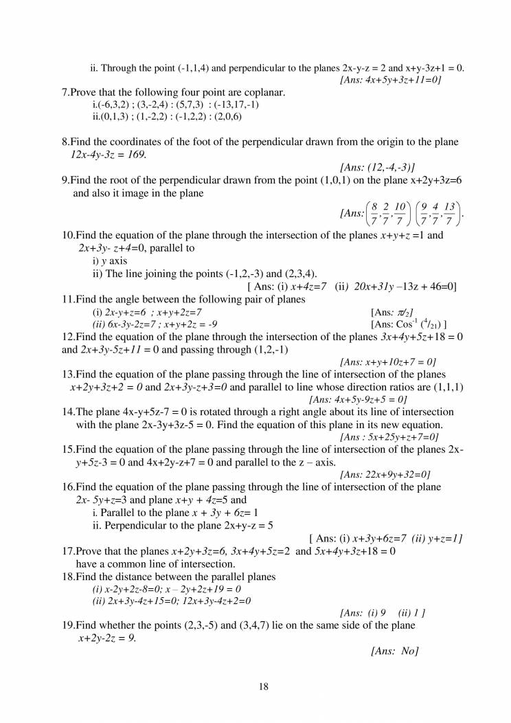 Analytical Geometry - Notes - LearnPick India