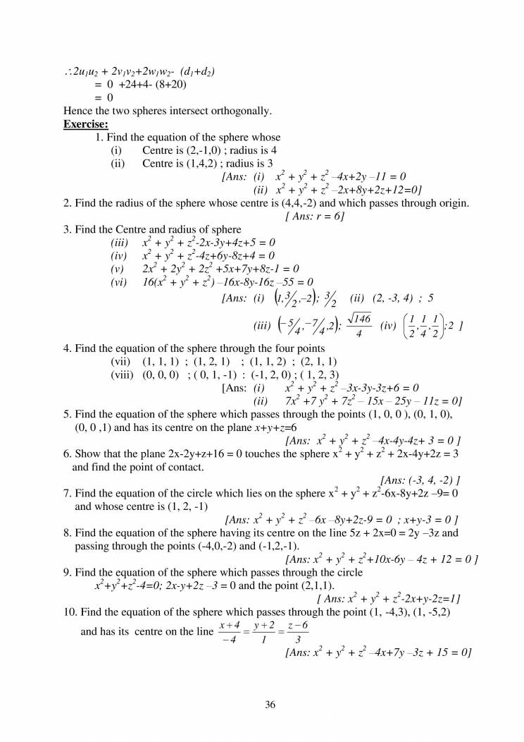 Analytical Geometry - Notes - LearnPick India